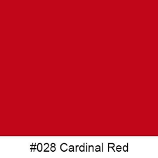Orafol 751C 028 Cardinal Red - Rolls Liner Supplies