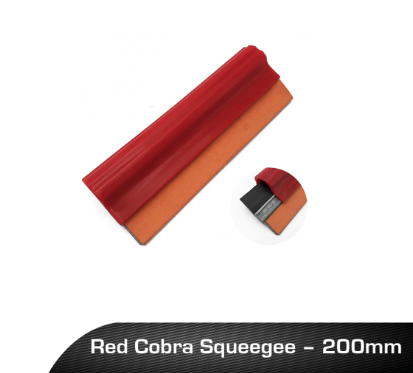 Red Cobra Squeegee 200mm - Rolls Liner Supplies