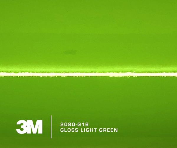 3M 2080 G16 Gloss Light Green 1520mm - Rolls Liner Supplies