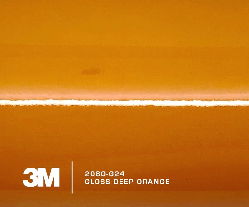 3M 2080 G24 Gloss Deep Orange 1520mm - Rolls Liner Supplies