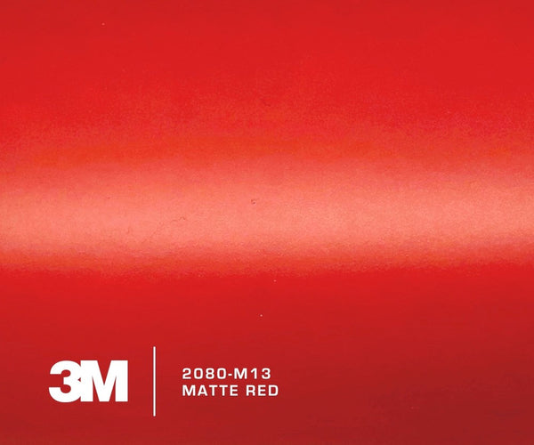 3M 2080 M13 Matte Red 1520mm - Rolls Liner Supplies