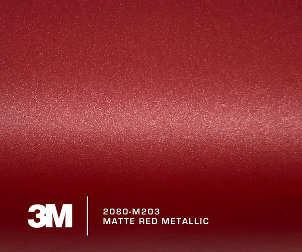 3M 2080 M203 Matte Red Metallic 1520mm - Rolls Liner Supplies