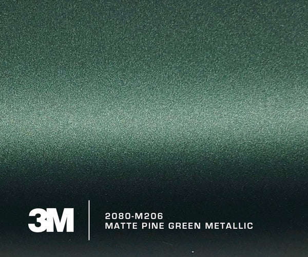 3M 2080 M206 Matte Pine Green Metallic 1520mm - Rolls Liner Supplies
