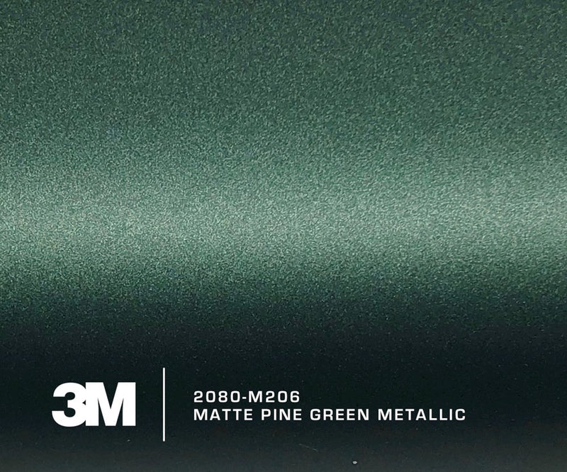 3M 2080 M206 Matte Pine Green Metallic 1520mm - Rolls Liner Supplies