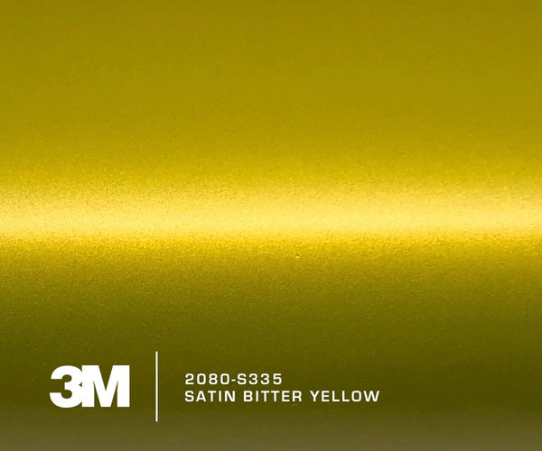 3M 2080 S335 Satin Bitter Yellow 1520mm - Rolls Liner Supplies